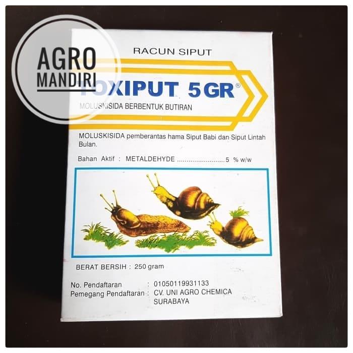 Jual Moluskisida Obat Racun Keong Siput Bekicot Toxiput 250 gram - Kota ...