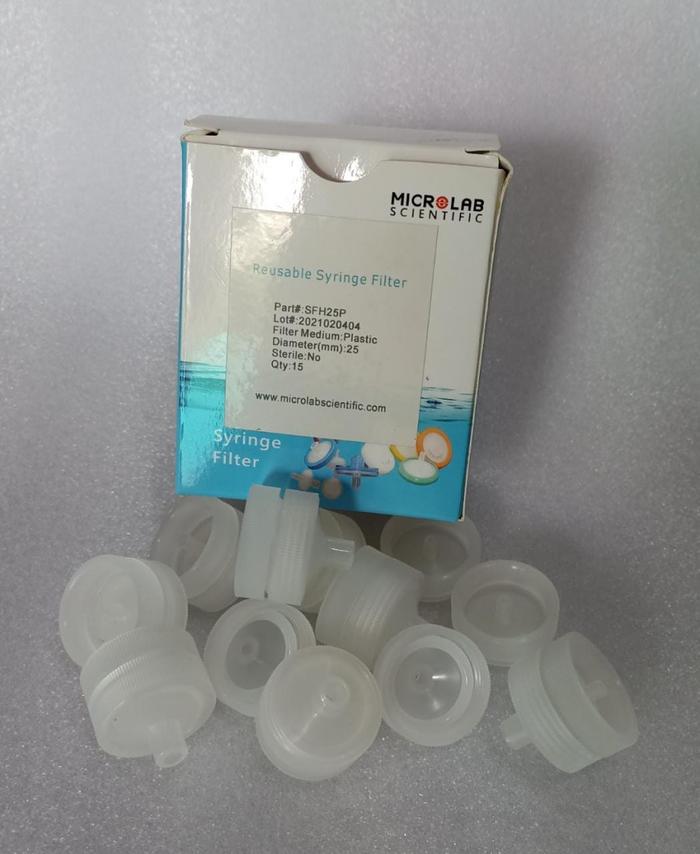 Jual Reusable Plastic Syringe Filter Holder dia 25mm for Membrane ...