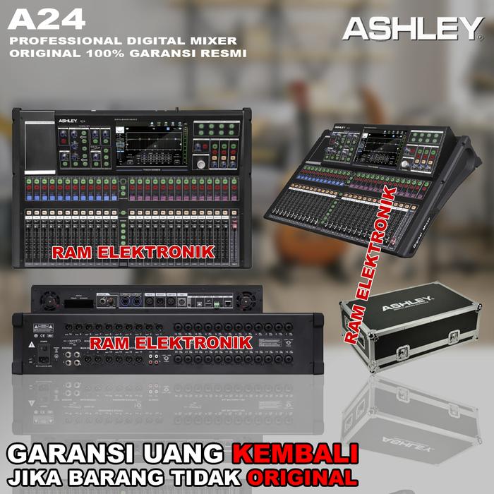Jual Mixer Digital 24 Channel ASHLEY A24 / A-24 Original Free Hardcase ...
