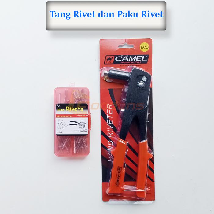 Jual Paket Rivet Set dan Tang Rivet Camel untuk Knalpot Aluminium ...