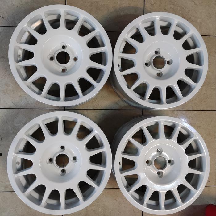 Jual VELG Second Speedline corse R15x7 H4 100 et 40 White - Kab ...