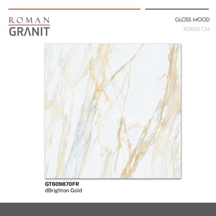 Jual Roman Granit 60x60/Granit Lantai 60x60/dBrighton Gold/Keramik ...