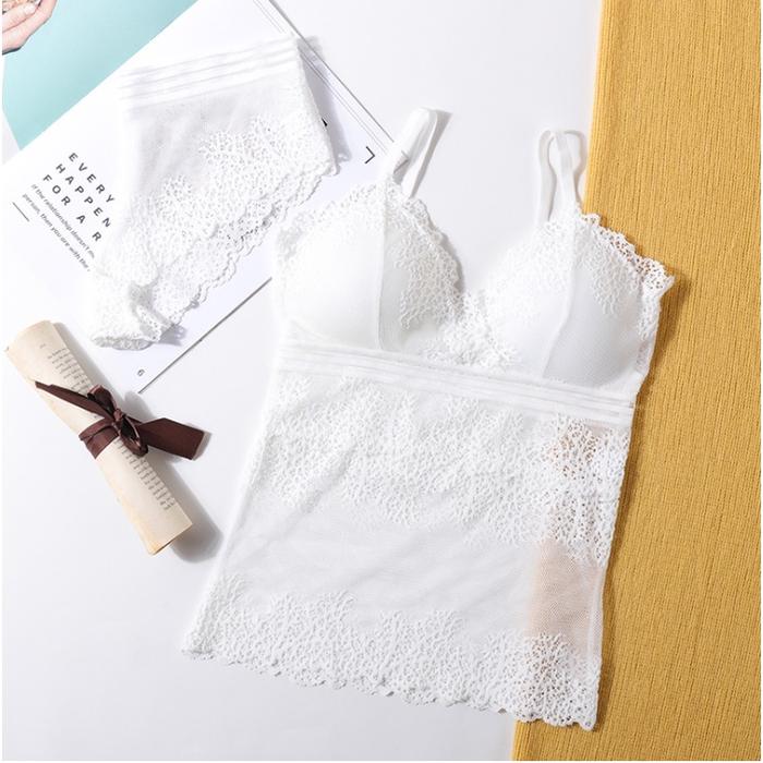 Jual Set Renda Bra dan celana dalam Lingerie Seksi Lingerie Transparan ...