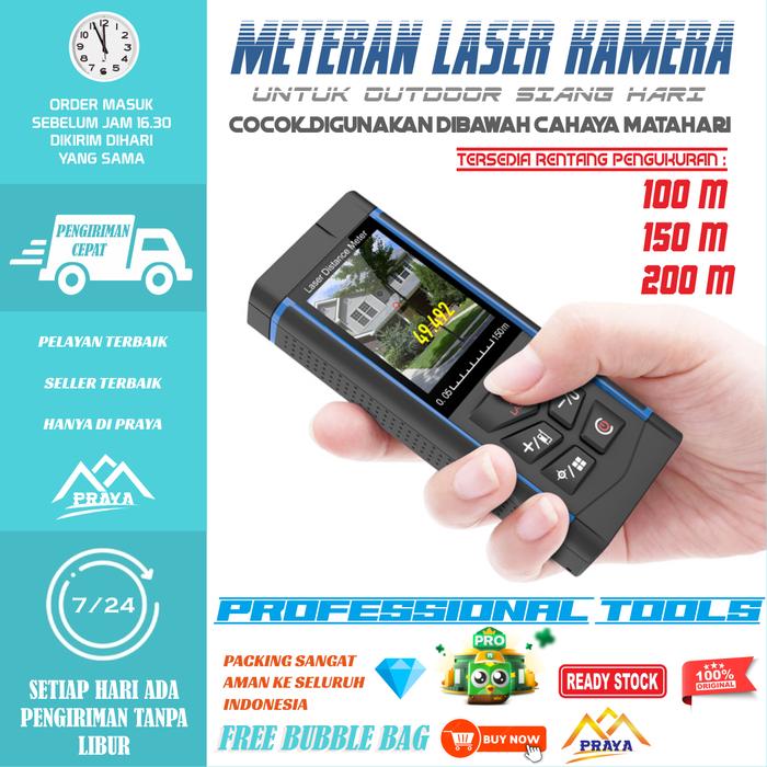 Jual camera laser distance meter 120m 120 kamera meteran alat ukur ...
