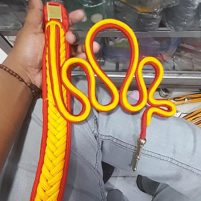 Jual talikur komando warna kuning list merah di bentuk nestel dua ...