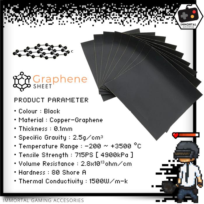 Jual [im] Graphene Copper Sheet Thermal Stiker Graphite Heatsink ...