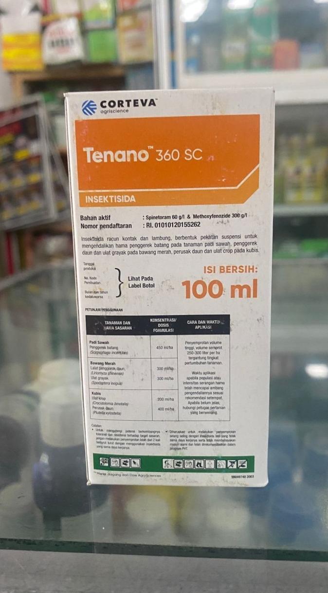 Jual Insektisida TENANO 360SC isi 100ml dari DOW - Kab. Bogor - berkah ...
