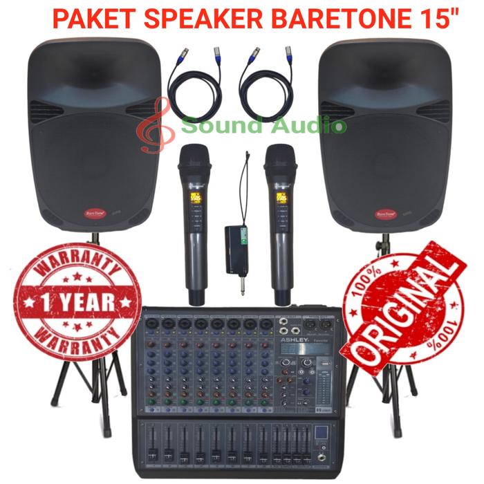Jual paket speaker baretone aktif 15 inch / paket sound system 15 inch ...