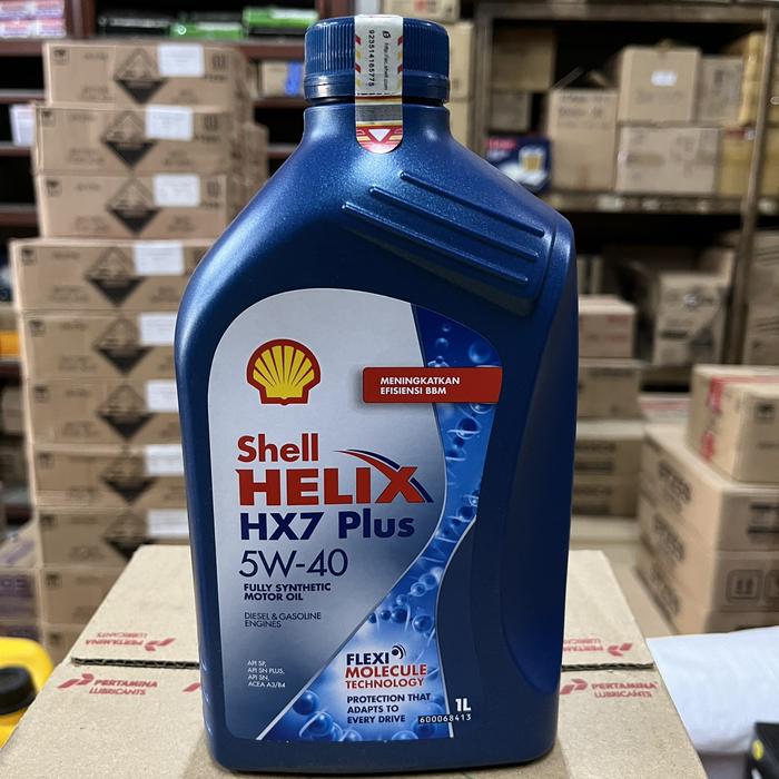 Jual Oli Mobil Bensin Diesel Shell Helix HX7 PLUS 5W-40 1 Liter Original - Kota Surabaya - Kawan ...