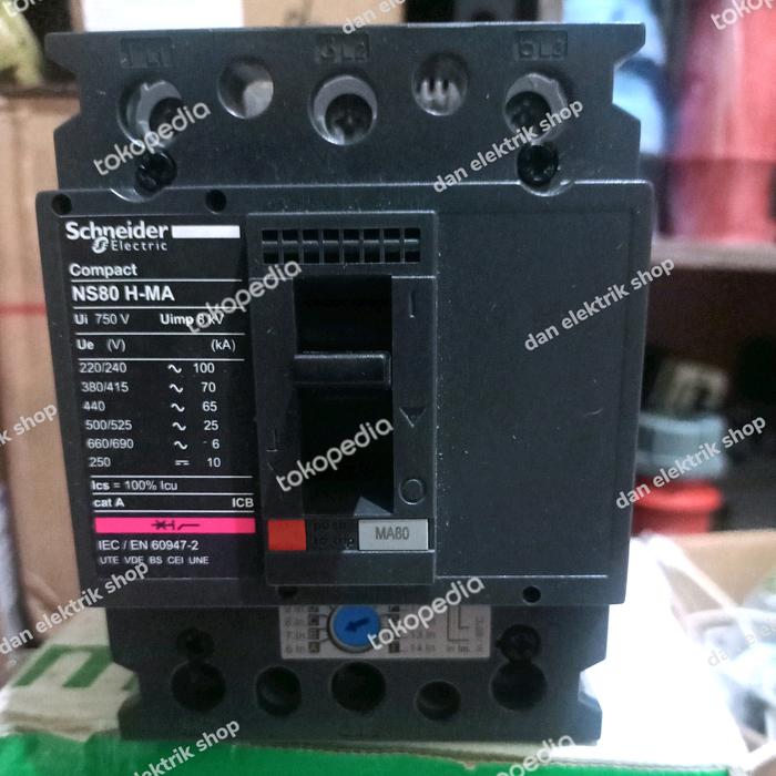 Jual MCCB SCHNEIDER NS80H-MA80 - Jakarta Pusat - Dan elektrik shop ...