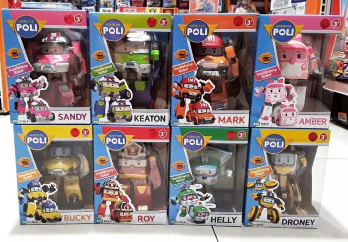 Jual Robocar Poli Sandy/ Keaton/ Mark/ Amber/ Bucky/ Roy/ Helly/ Droney ...