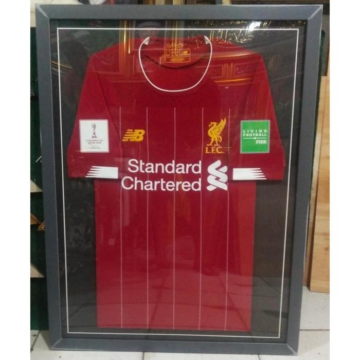 Jual Jasa Frame Jersey Baju Bola Memorabilia ukuran 85x65cm Front ...