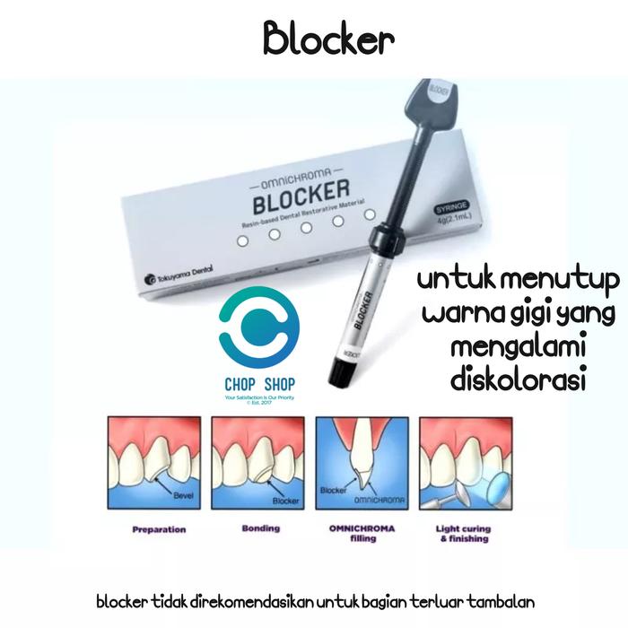 Promo ORIGINAL Palfique Omnichroma Tokuyama Resin Komposit Blocker ...