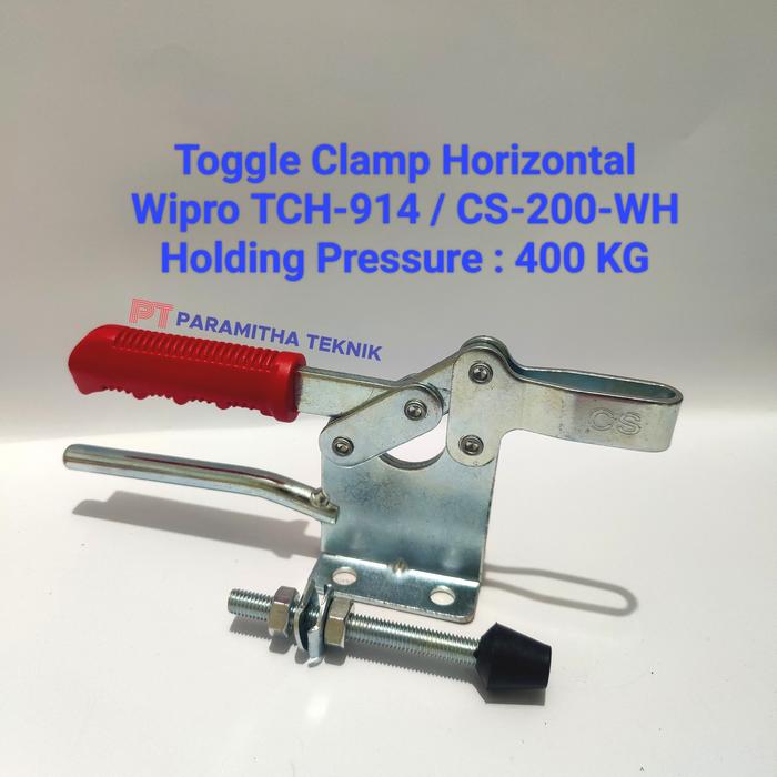 Jual Toggle clamp horizontal 400 kg TCH 914 klem togle toogle TCH-914 ...