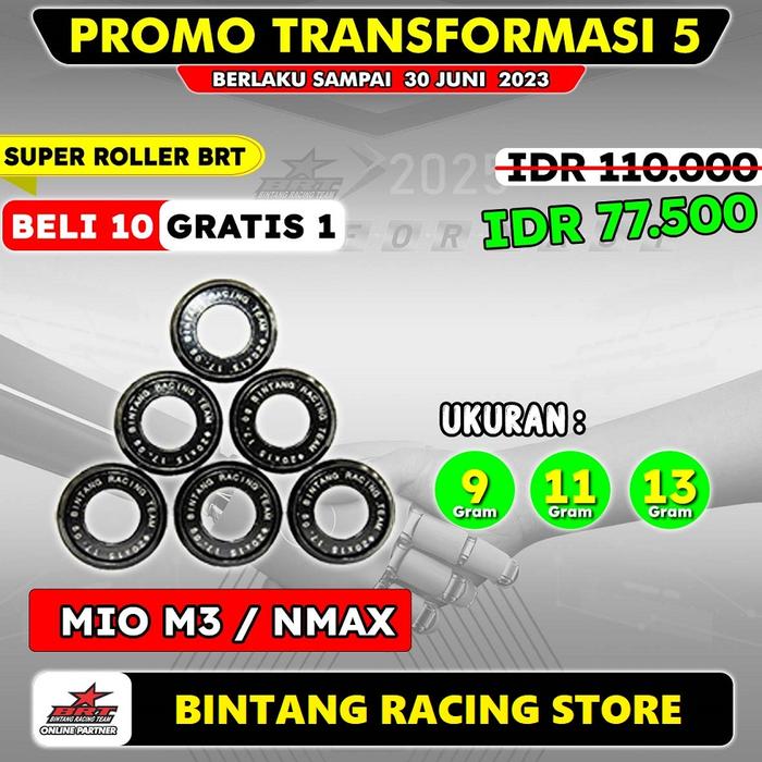 Jual Super Roller BRT Yamaha Nmax - 13gr - Kab. Bogor - BINTANG RACING ...