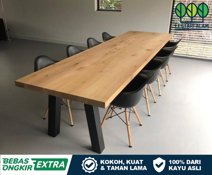 Jual Meja Meeting Premium 300 x 120 x 75 cm - Meja Rapat Besar Kantor ...