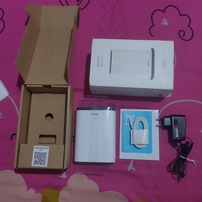 Jual Nokia Beacon 1 Mesh Wifi Range Extender Repeater Fullset Balifiber ...