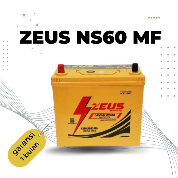 Jual Aki Mobil Avanza tipe E/G/S (2003-2009) Zeus NS60 (46B24R) Aki Kering - Kota Tangerang ...