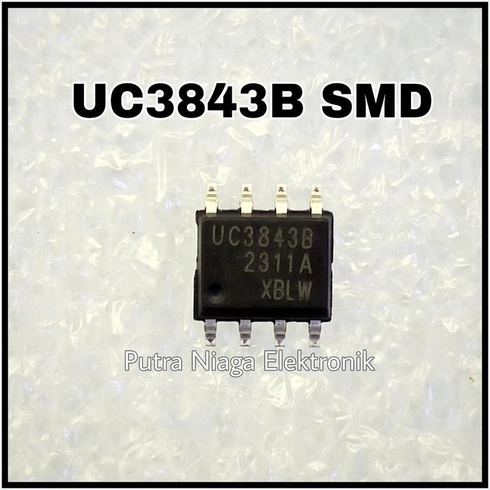 Jual ic UC3843B SMD SOP8 UC3843 High Current Mode PWM Controller 3843 - Kota Bandung - Putra ...
