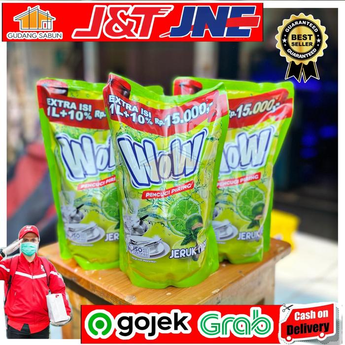 Jual WOW - Sabun Cuci Piring - Jeruk Nipis - 1.100ML - Jakarta Utara - GUDANG SABUN JAKARTA ...
