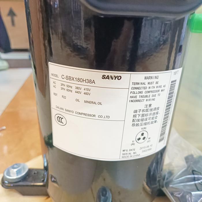 Jual Compressor Sanyo 6PK C-SBX180H38A 3Phase R22 - Jakarta Barat ...