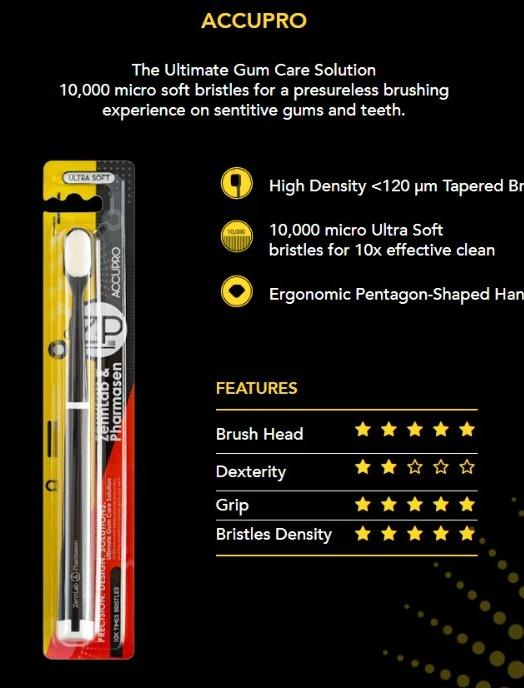 Jual SIKAT GIGI ZP ACCUPRO ULTRA SOFT - Jakarta Selatan - Lantana Shop ...