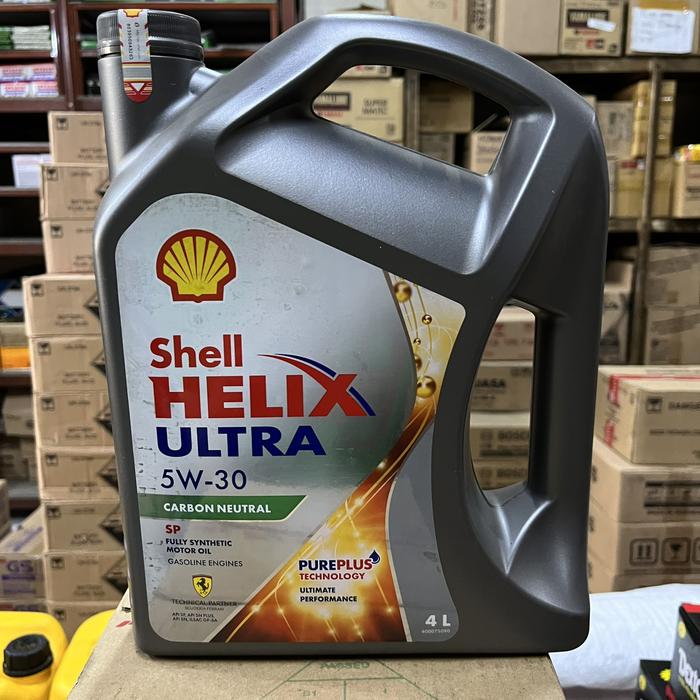 Jual Oli Mobil Bensin Shell Helix ULTRA SP 5W-30 4 Liter Asli Original ...