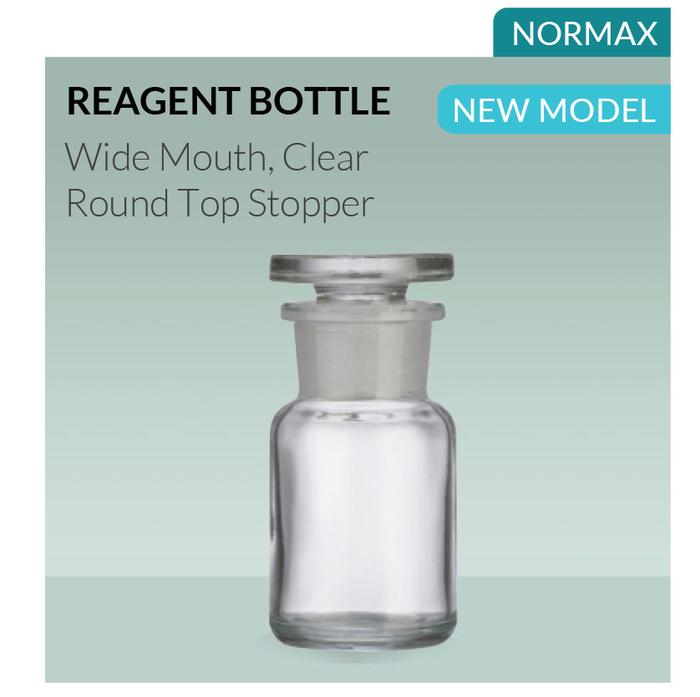 Jual BOTOL REAGENT 50ml Wide Neck clear Botol Kaca Bening NORMAX - Kab. Bekasi - Labsukses-165 ...