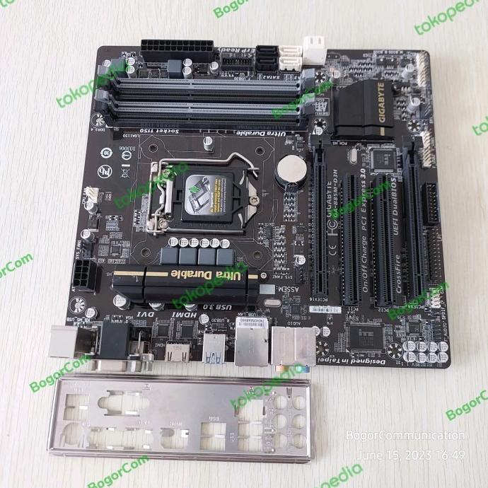 Jual New Motherboard B85 Gigabyte Ga-B85M-D3H Intel Haswell Socket 1150 ...