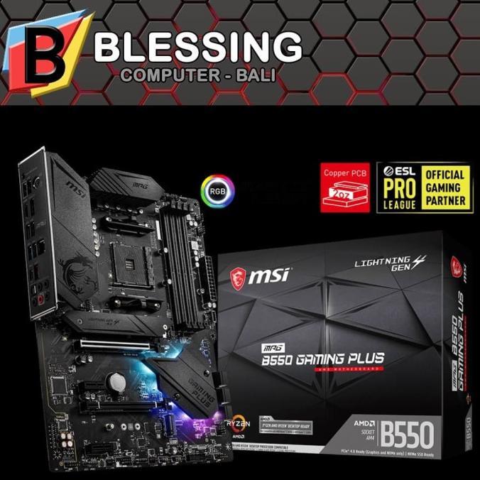 Jual New Msi B550 Gaming Plus / Motherboard Msi Mpg B550 Gaming Plus ...
