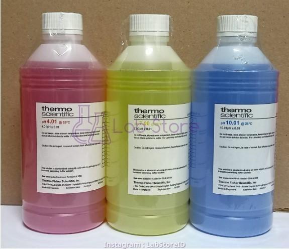 Jual Paket pH Buffer Solution pH 4,7,10 @ 1 Ltr pH Standard Solution ...