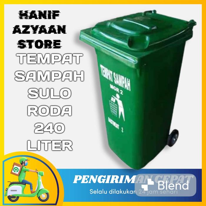 Jual TEMPAT SAMPAH SULO RODA JUMBO 240 LITER-HIJAU-MERAH-OREN-KUNING ...
