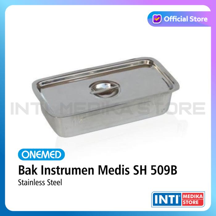 Jual ONEMED - Bak Instrument Medis Stainless Steel Dengan Penutup - SH ...