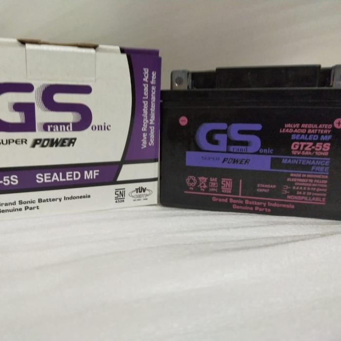 Jual Aki Motor Battery Kering GS 5S MF - Kab. Kubu Raya - 1Shop Biker's ...