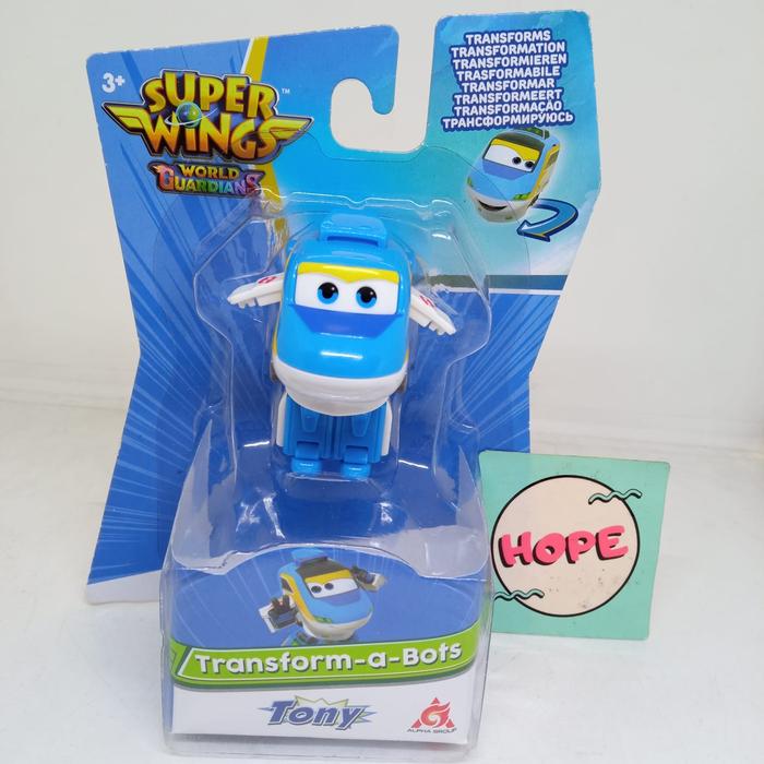 Jual Super Wings Mini Transform a Bots Tony Original Auldey - Kab ...