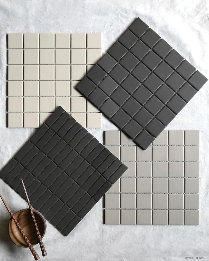 Jual Backsplash Tile Merk Venus Mosaic Cerra Hokkaido White Bone - Kota ...