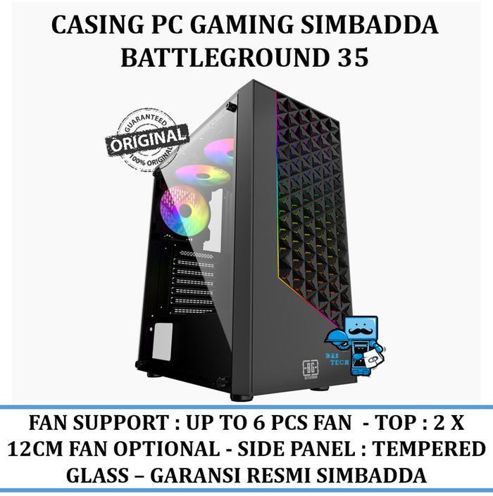 Jual Casing Pc Gaming Simbadda Battleground 35 - Original Produk ...