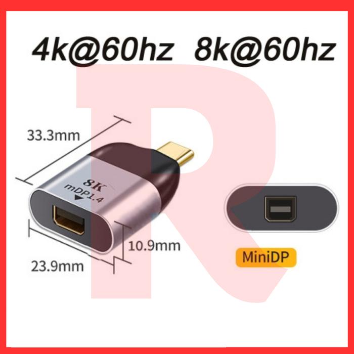 Jual Dongle Adapter Type C Male to VGA, HDMI, DP, MINI DP Female - Type ...
