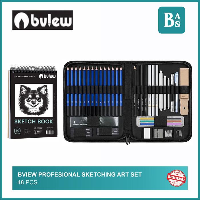 Jual BVIEW Profesional Sketching Art Set 48 Pcs - Jakarta Barat - Bali Art Supplies Jakarta ...