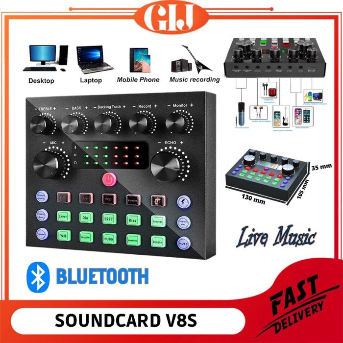 Promo Soundcard Sound Card K1 Live Audio Mixer Video Recording Broadcast - V8s - Jakarta Utara ...
