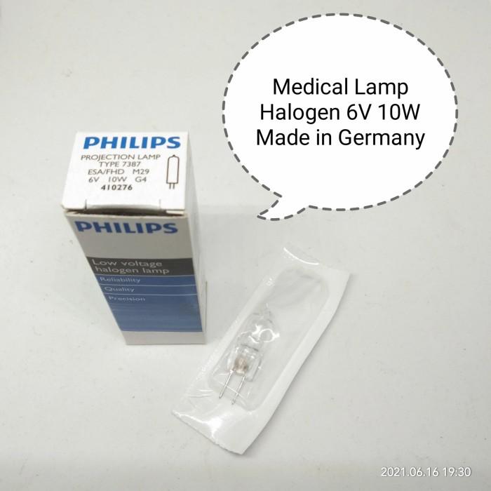 Jual Spektrofotometer Lamp 6V 10W Halogen Philips Lampu 6V10W Mindray ...