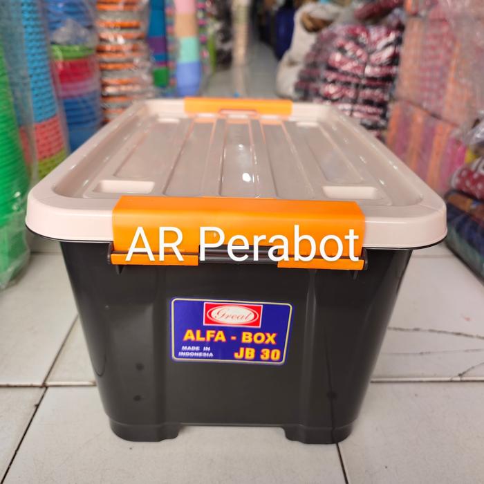 Jual Container Box Plastik JB-30 Alfa Box Great Kotak Penyimpanan Serbaguna - Kota Bekasi - AR ...