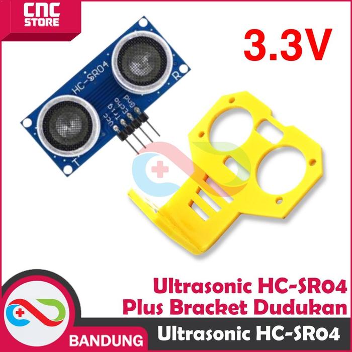 Jual HC-SR04 ULTRASONIC DISTANCE MEASURING SENSOR 3.3V 5V WITH BRACKET ...