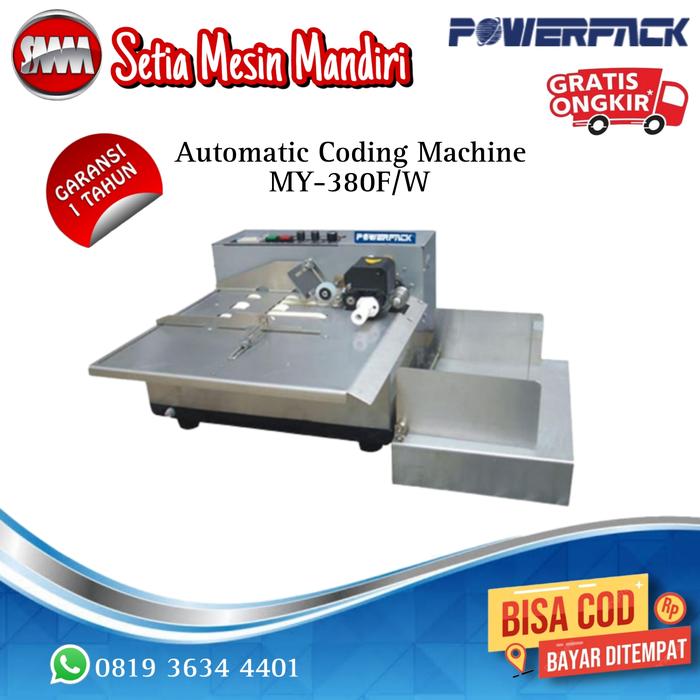 Jual Mesin Coding / Mesin Cetak Kadaluarsa MY-380F/W POWERPACK ...
