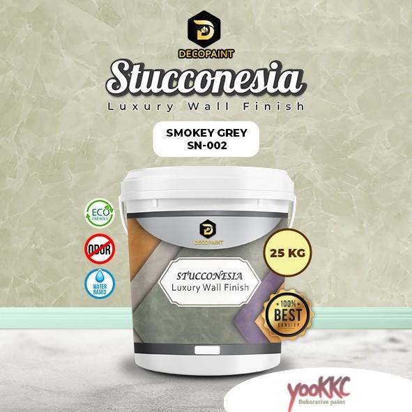 Jual Cat Stucco Motif Industrial Unfinished Stucconesia Smokey Grey ...