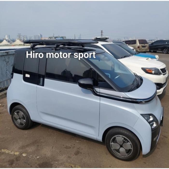 Jual paket roof rack k2 dan cross bar otorack pro wuling air ev ...