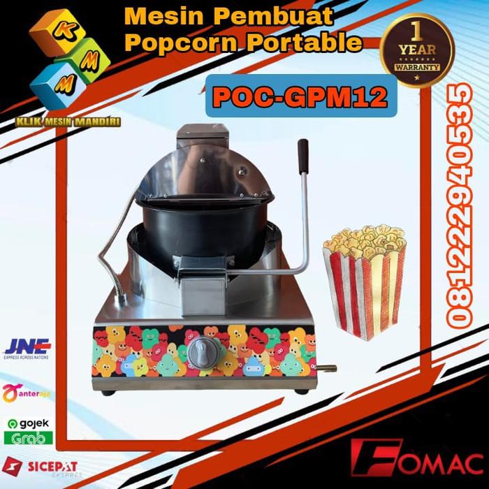 Jual Mesin Pembuat Popcorn Portable POC-GPM12 FOMAC - Jakarta Barat - Klik Mesin Mandiri | Tokopedia