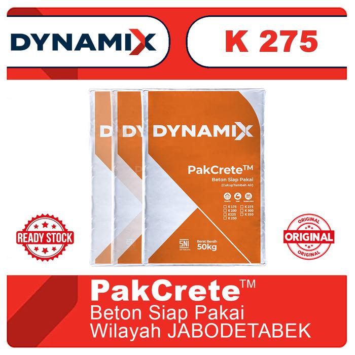 Jual [PakCrete] DYNAMIX BETON Instan K-275 - 20 Zak -JABODETABEK ...