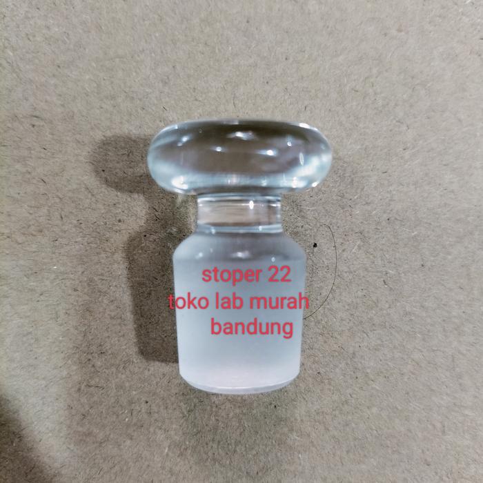 Jual tutup stoper kaca no 22 untuk labu ukur 1000ml - Kab. Bandung ...
