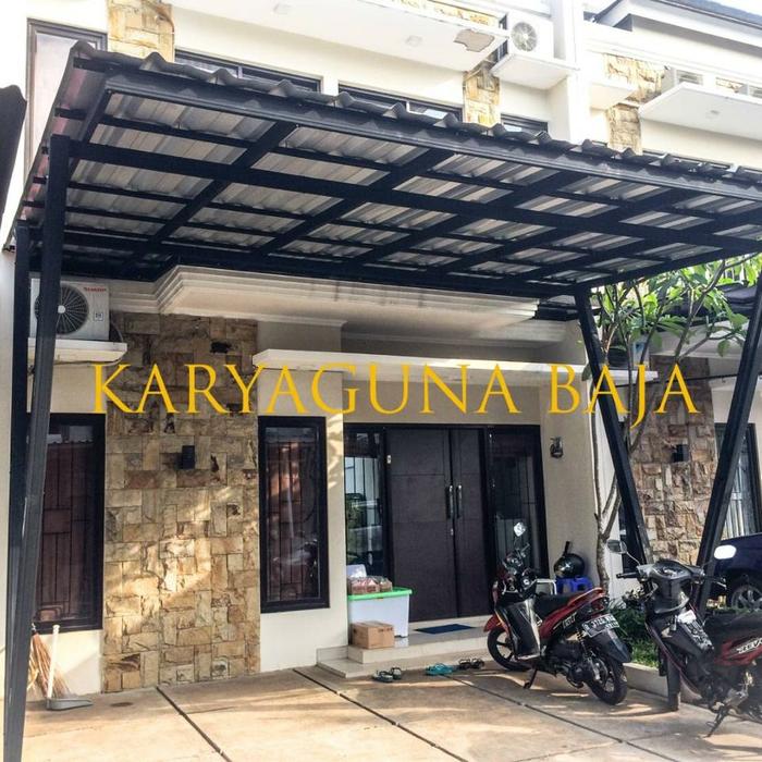 Jual KANOPI ATAP SPANDEK CAT HITAM PLAWAD INDAH CIPONDOH TANGERANG ...